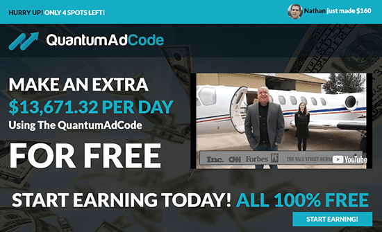 Michael Crawford's Quantum Ad Code: SCAM ALERT | Work From Home Watchdog